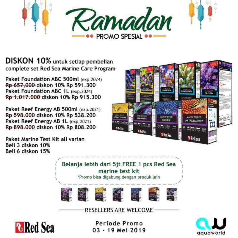 Promo Paket Red Sea Foundation Abc 1L Diskon 23% di Seller Yunyun ...