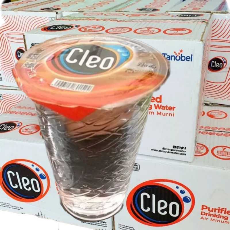 Jual Cleo Cup Mineral Cup 220ml Sekarton Di Seller Al Dien Mart ...