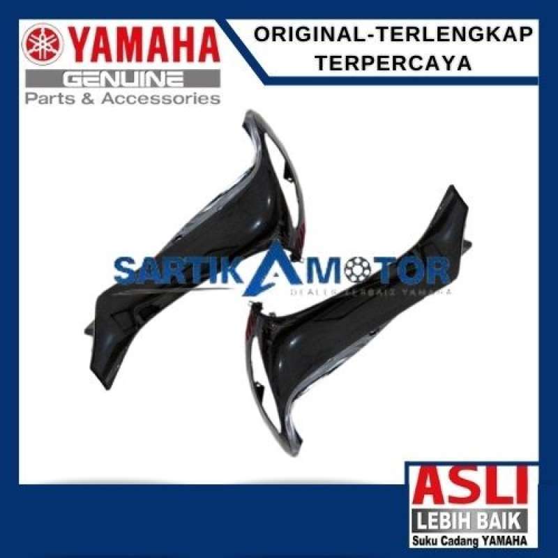 Promo Leg Shield Sayap Kanan Kiri Yamaha Fino 115 Hitam 100% Original ...