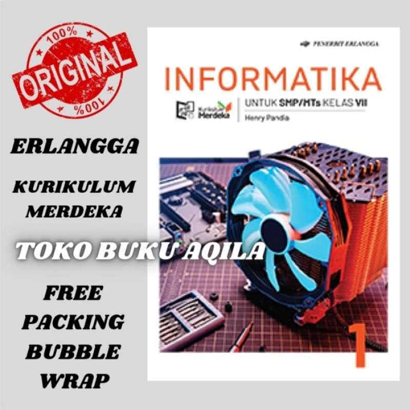 Promo Buku Informatika Kelas 1 / 7 Vll Smp Erlangga Kurikulum Merdeka ...