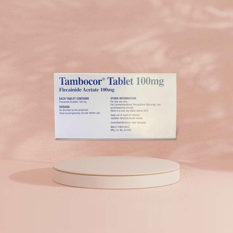 Jual Tambocor 100 Mg Flecainide Acetate 60 Tablets Di Seller Healthy ...