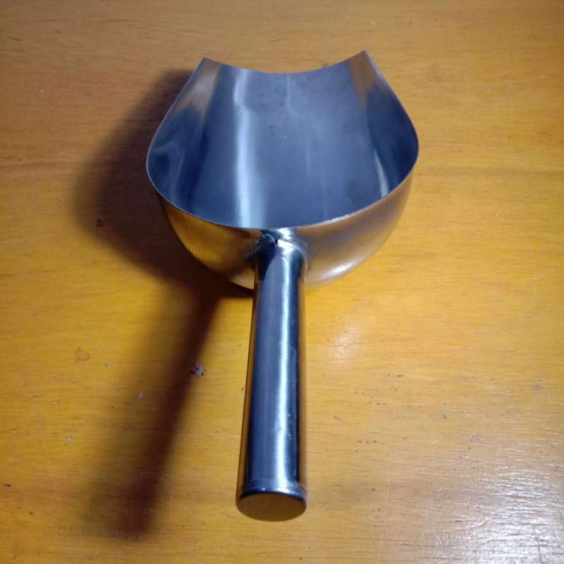 Jual Sekop Es Batu Stainless Ukuran Besar Diameter 13 Cm Sekop Makanan ...