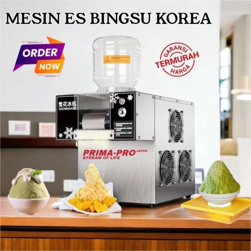 Jual bingsu maker electric 1200w Mesin Es bingsu Korea Snow maker ice ...