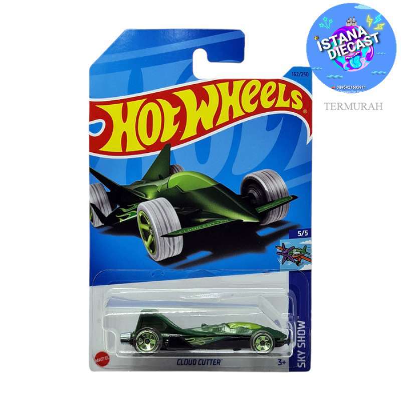 Jual Diecast Hot Wheels Cloud Cutter Green Jet Vehicle Hobi Koleksi di ...