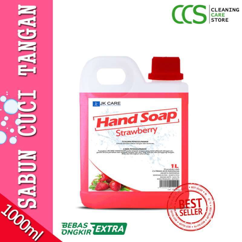 Jual Hand Soap Sabun Cuci Tangan 1 Liter Aroma Strawberry di Seller ...