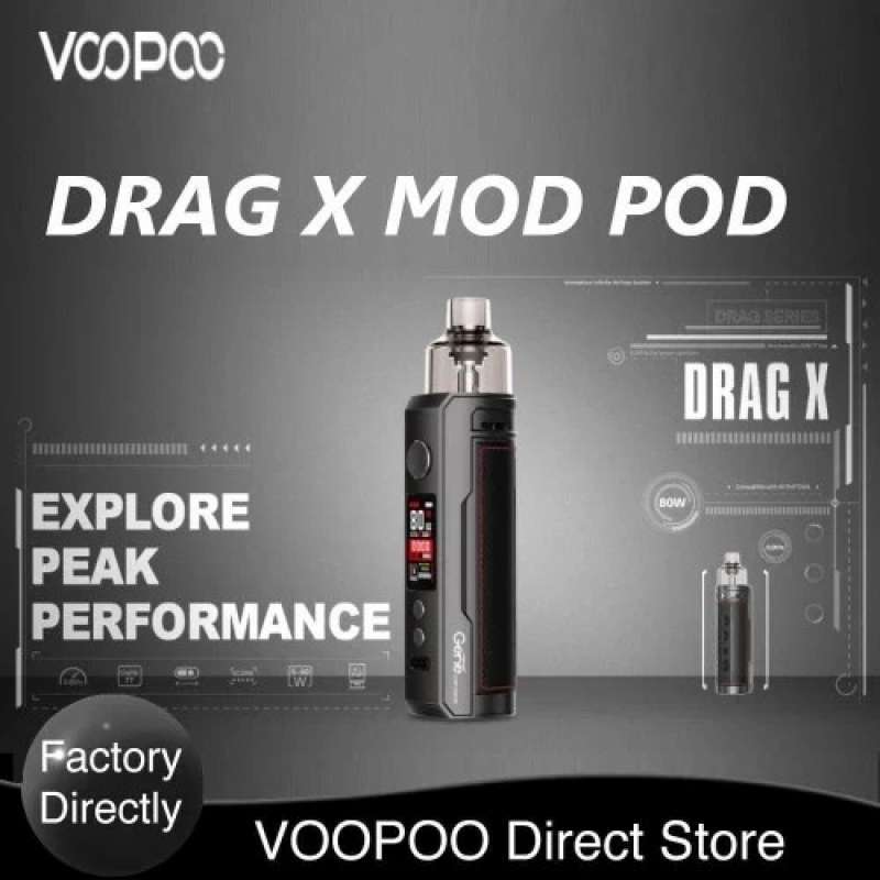 Promo VOOPOO DRAG X 18650 MOD POD KIT AUTHENTIC VOOPOO VAPORIZER VAPE ...