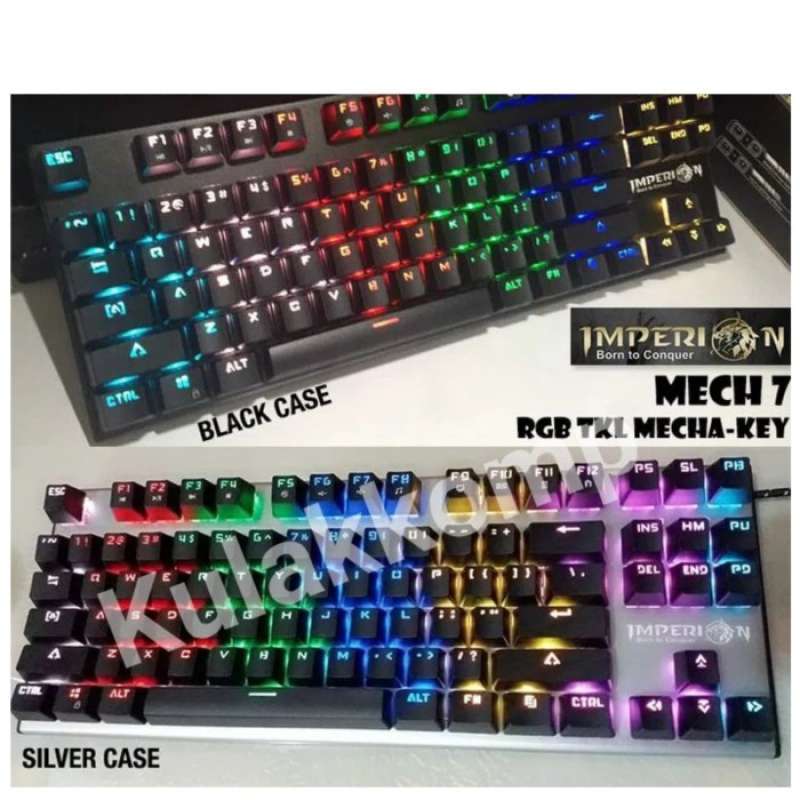 Promo KEYBOARD MECHANICAL IMPERION MECH 7 TKL RGB MECHANICAL KEYBOARD ...