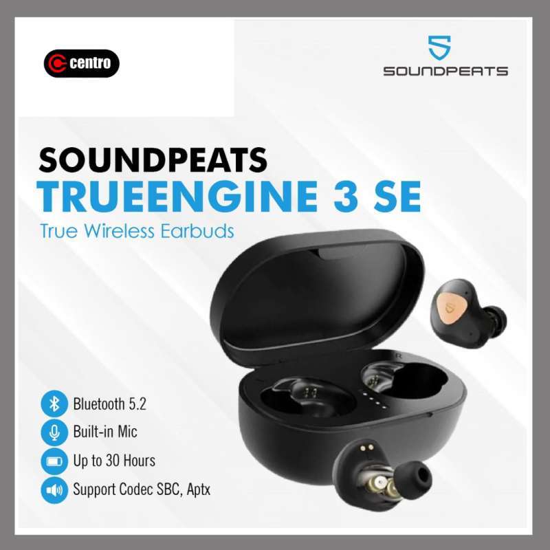Jual Bluetooth Wireless TWS Soundpeats TrueEngine 3SE di Seller Centro ...