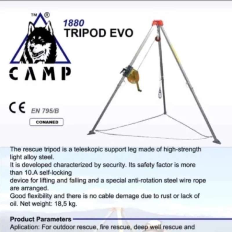 Promo Rescue Tripod Camp / Vertical Rescue Tripod / Alat Bantu ...
