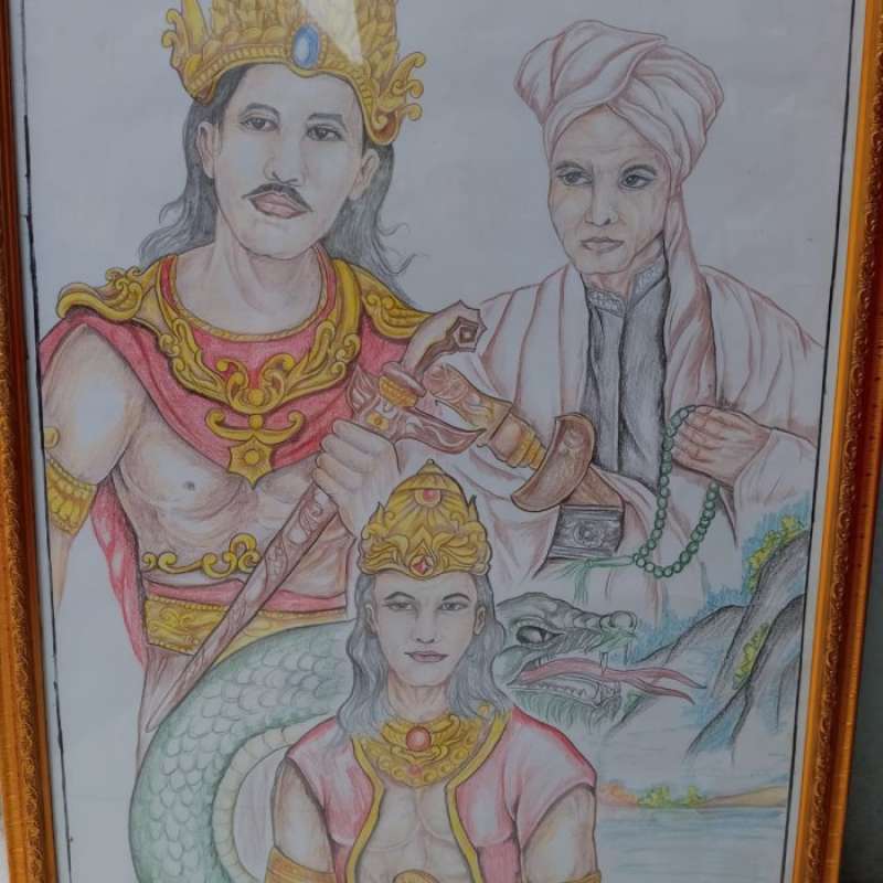 Promo Lukisan Raja Majapahit - Sketsa Ga'Ib - Joss Sekali Original100 ...