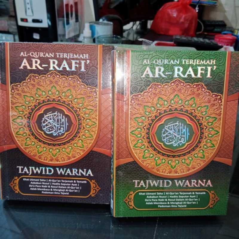 Promo Al Quran Terjemah Ar Rafi Tajwid Warna Sedang A5 Diskon 23% di ...