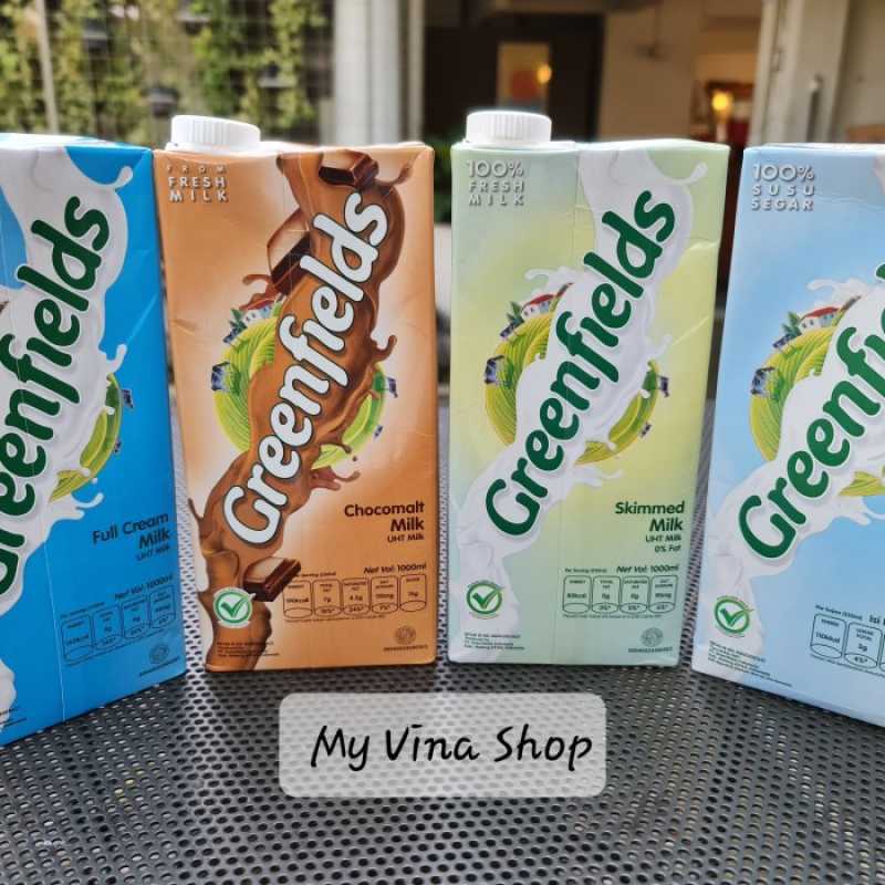 Jual Susu Uht Greenfields 1 Liter / 1000ml Di Seller My Vina Shop ...