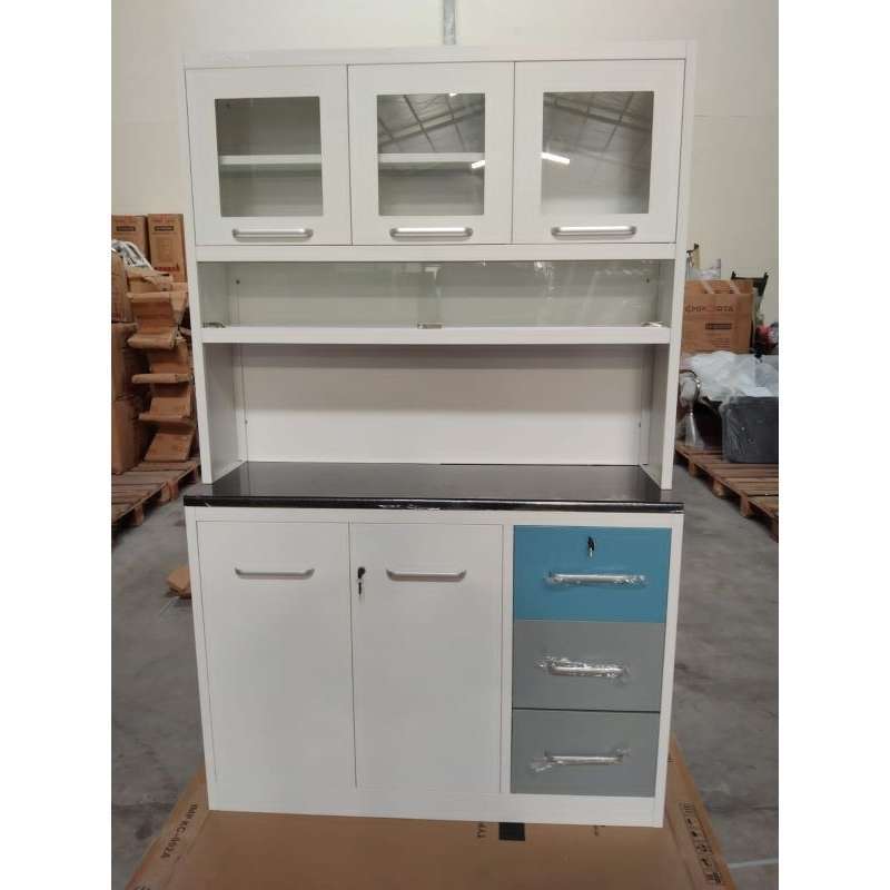 Jual Buffet Lemari Dapur Rak Piring Plat Besi Free Ongkir Palembang Di ...
