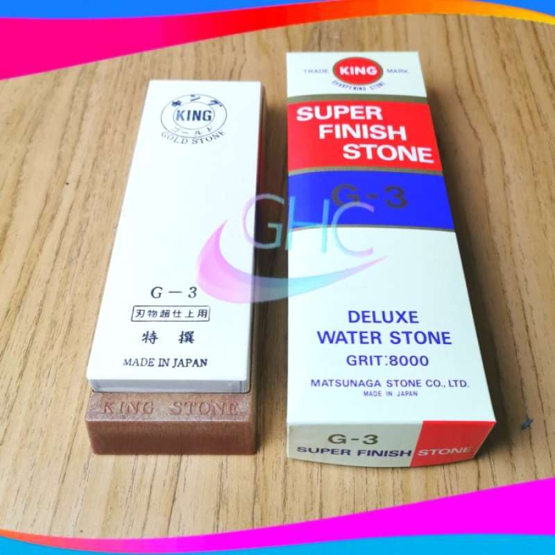 Promo Batu Asah King Grit 8000 Made In Japan King Super Stone G-3 ...