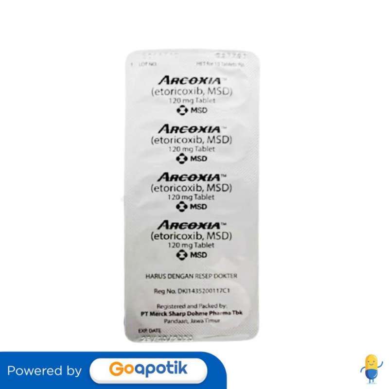 Jual Arcoxia 120 Mg Blister 10 Tablet Di Seller Apotek Duta Farma Ii ...