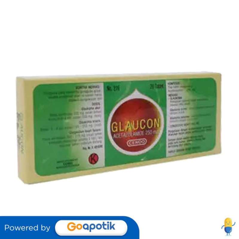 Jual CENDO GLAUCON 250 MG BOX 20 TABLET di Seller Apotek Dande Farma ...