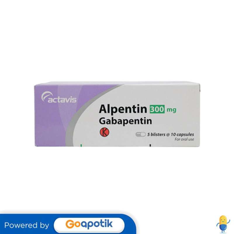 Jual ALPENTIN 300 MG BOX 50 TABLET di Seller Apotek Wirya Farma ...