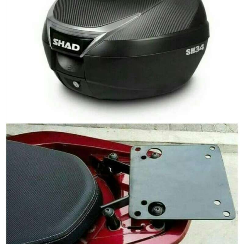 Promo Paketan Box Shad Sh 34 Liter /per Breket Box Honda Pcx 150/125 ...