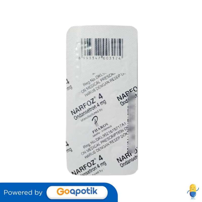 Jual NARFOZ 4 MG STRIP 6 TABLET di Seller Apotek Macan Mas - Lamper ...