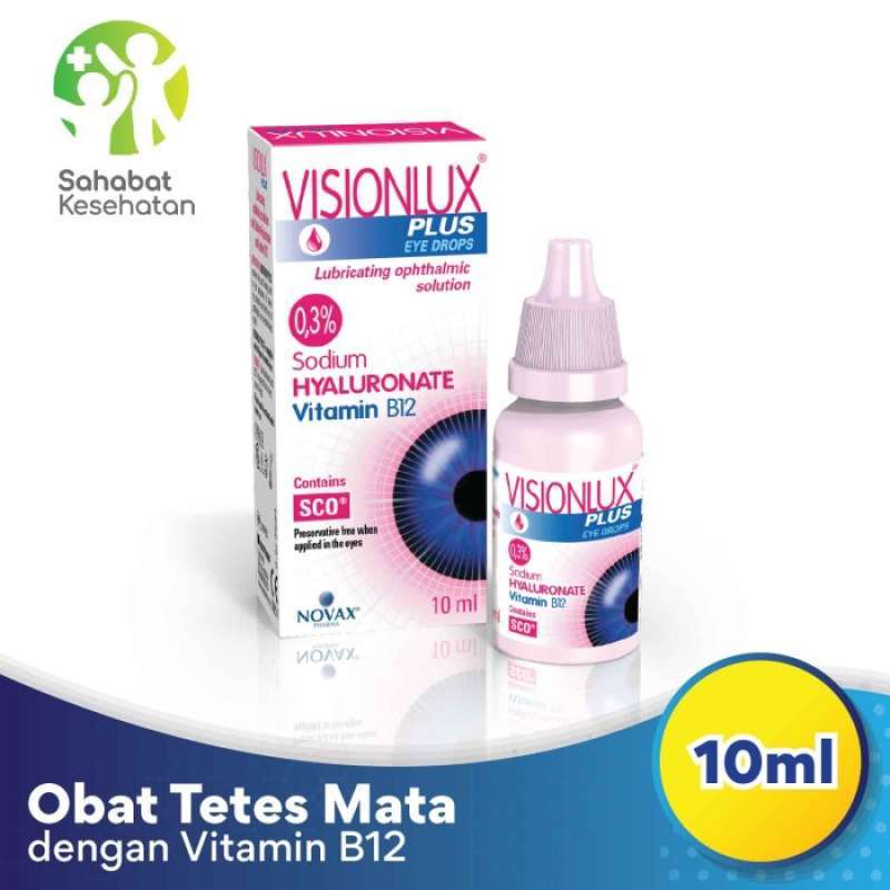 Jual Visionlux Plus Eye Drops Obat Tetes Mata dengan Vitamin B12 di ...