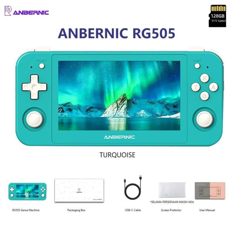 Jual ANBERNIC RG505 128GB - Dual Mode Emulator Retro Game Handheld ...