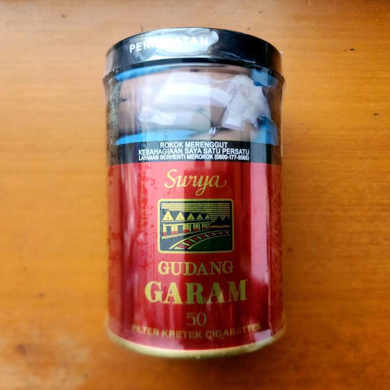 Jual Rokok Gudang Garam Surya Merah Kaleng 50 Batang Di Seller 441 ...
