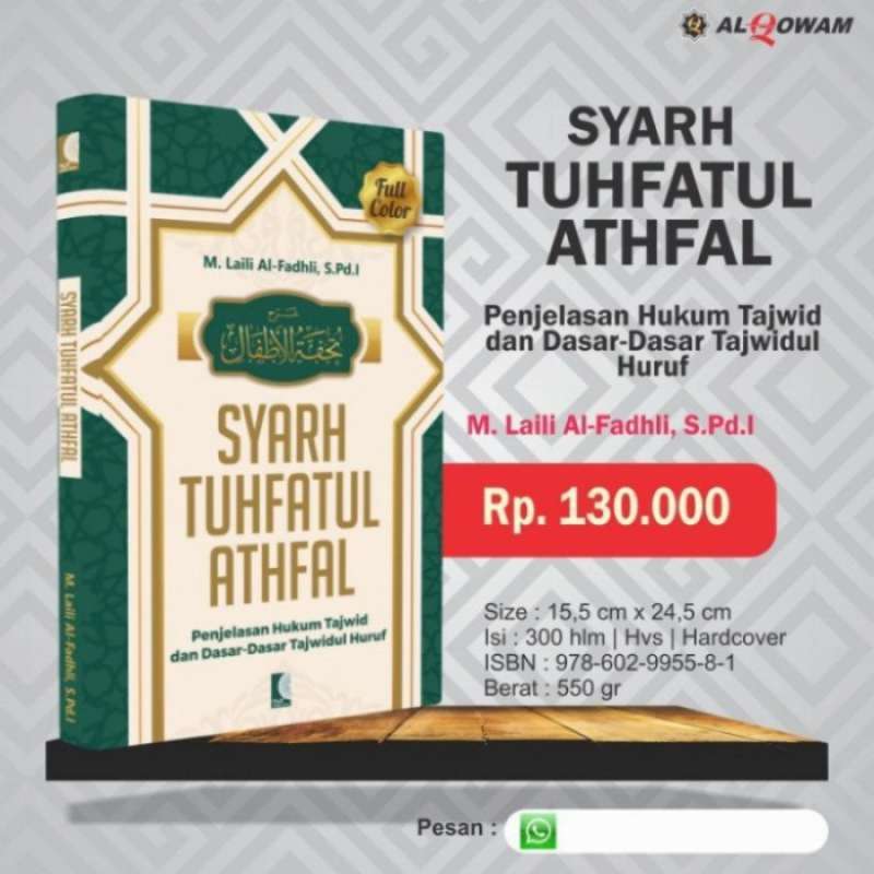 Promo Syarh Tuhfatul Athfal Tajwid Dan Dasar Tajwidul Huruf Al Qowam ...