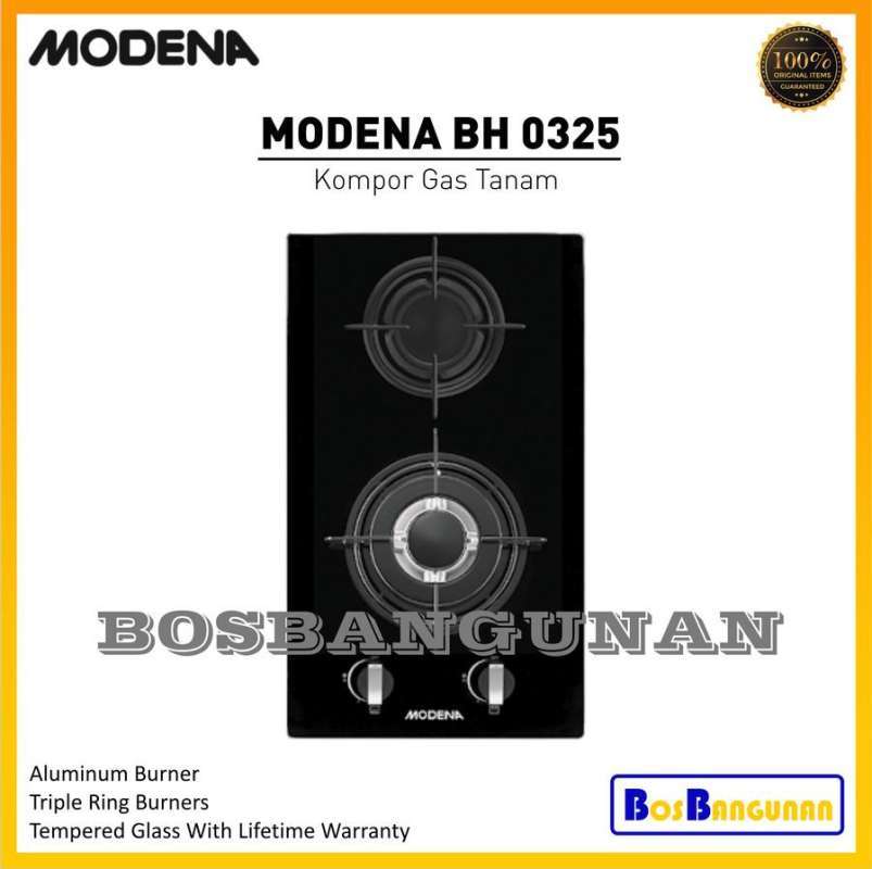 Jual Kompor Gas MODENA BH0325 / Kompor Tanam Gas MODENA BH 0325 - KARGO ...