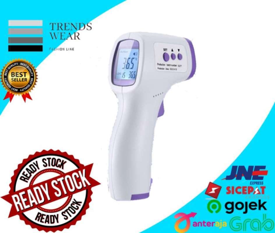 Promo Thermometer Infrared Digital Non Contact Termogun Termometer Not ...
