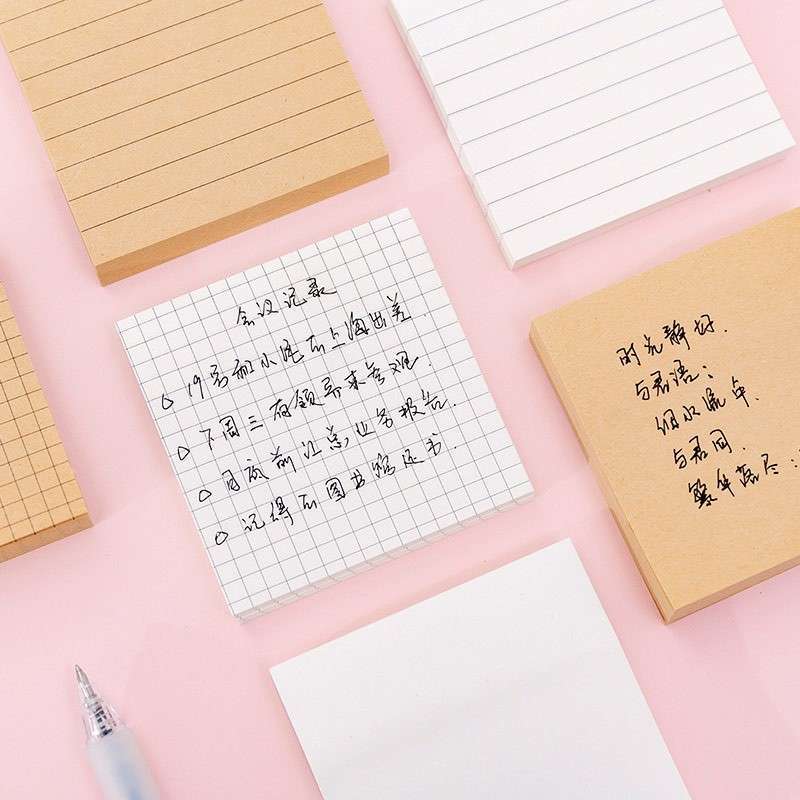 Jual Kraft or White Paper Mini Memopad - Kertas Catatan - Memopad ...