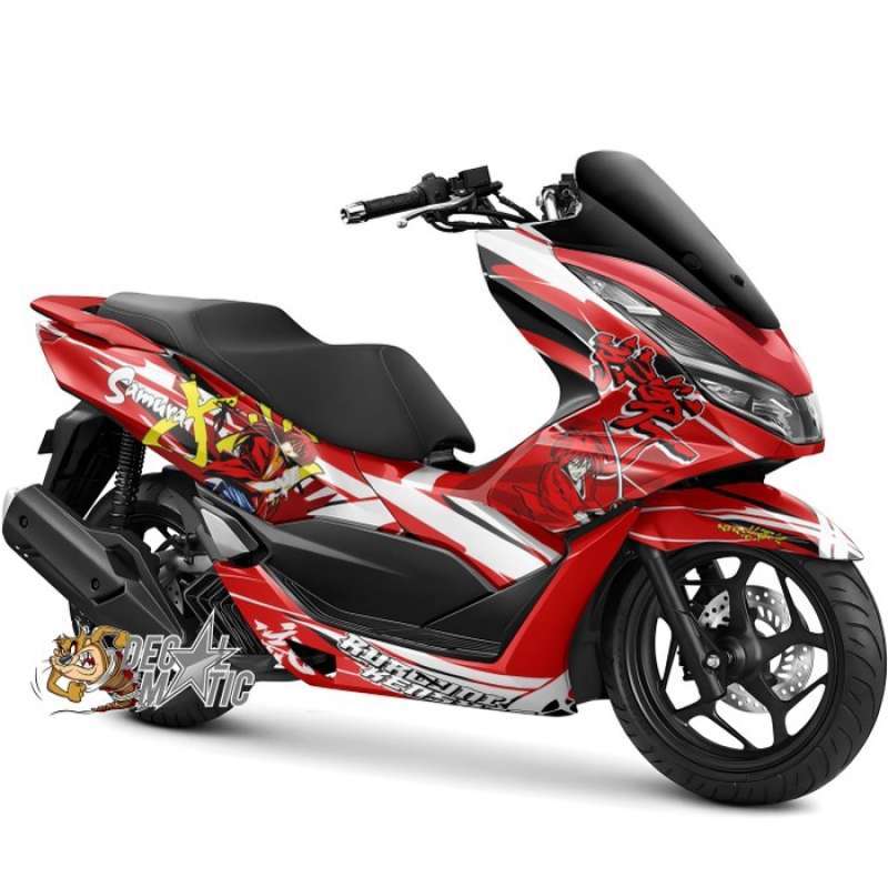 Jual Stiker Decal Full Body Motor Honda PCX 150 PCX160 Samurai X - PCX ...