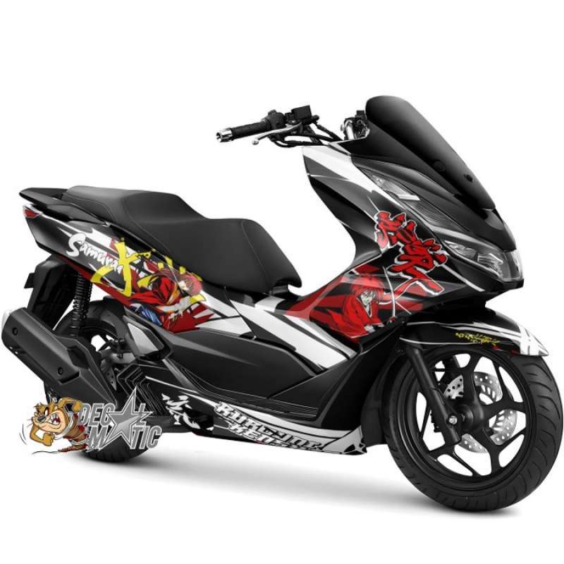 Jual Stiker Decal Full Body Motor Honda PCX 150 PCX160 Samurai X - PCX ...
