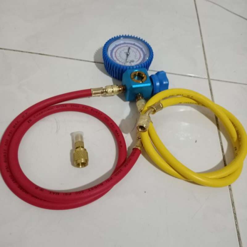 Promo paket alat isi freon + manifold multi single ( R22 R134. R32 ...