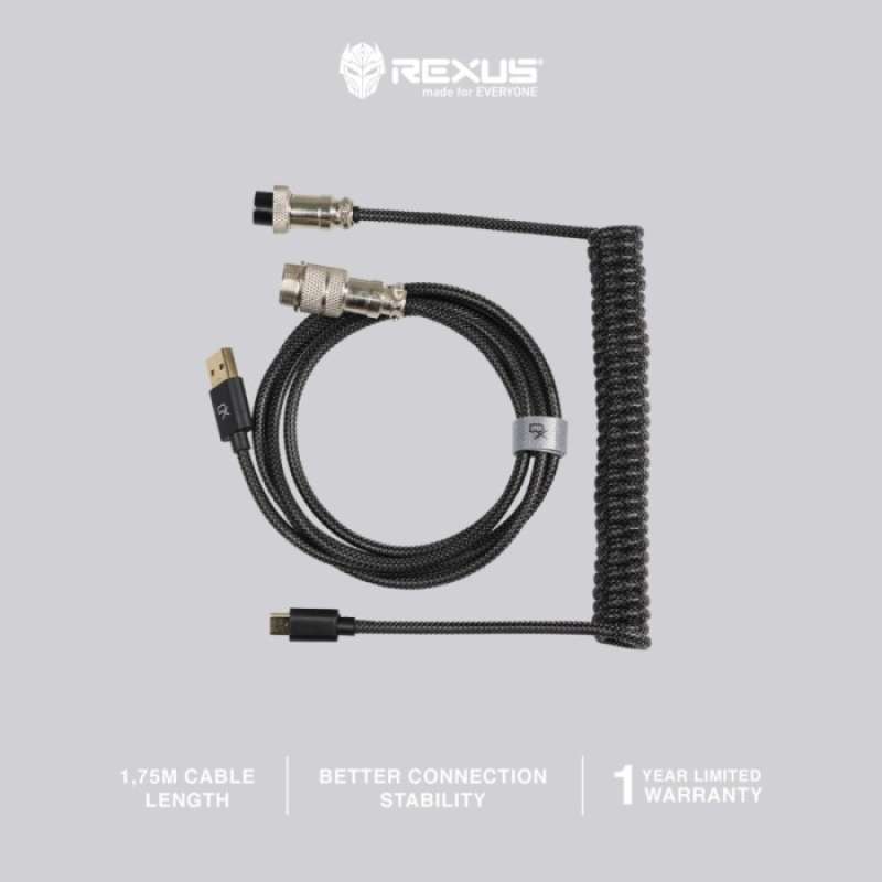 Jual KABEL / CABLE REXUS DAXA DX-CC1 COILED TYPE-C FOR MECHANICAL ...