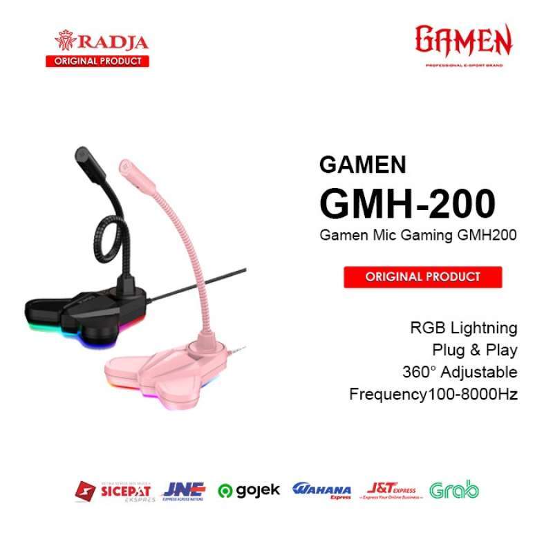 Promo Gamen GMH200 Mic Gaming Microphone RGB Lightning Plug Play ... Promo Gamen GMH200 Mic Gaming Microphone RGB Lightning Plug Play ...