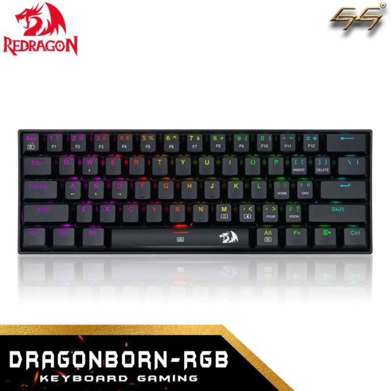 Promo Keyboard Gaming Mechanical RGB Redragon DRAGONBORN K630RGB ...