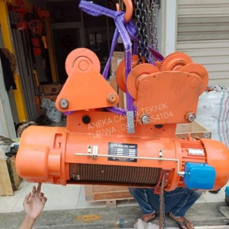 Promo Electric wire rope hoist 2 ton x 12 meter TOKYO LIFT JAPAN Diskon ...
