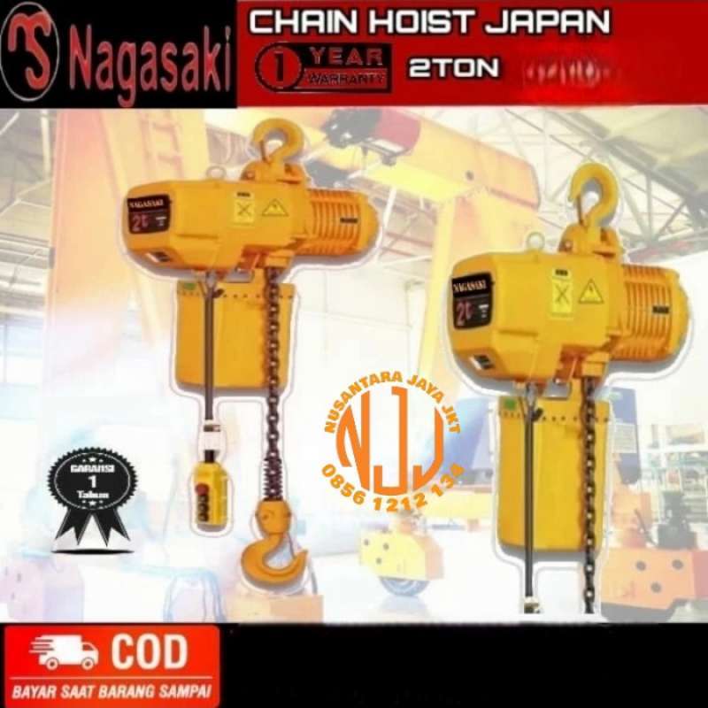 Promo Electric chain hoist 2ton x 12meter 380volt Nagasaki japan Diskon ...