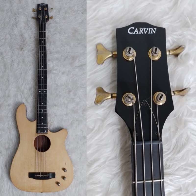 Jual Carvin Ac40 Semi Hollow Acoustic Bass - Usa + Tweed Hc / Bass ...