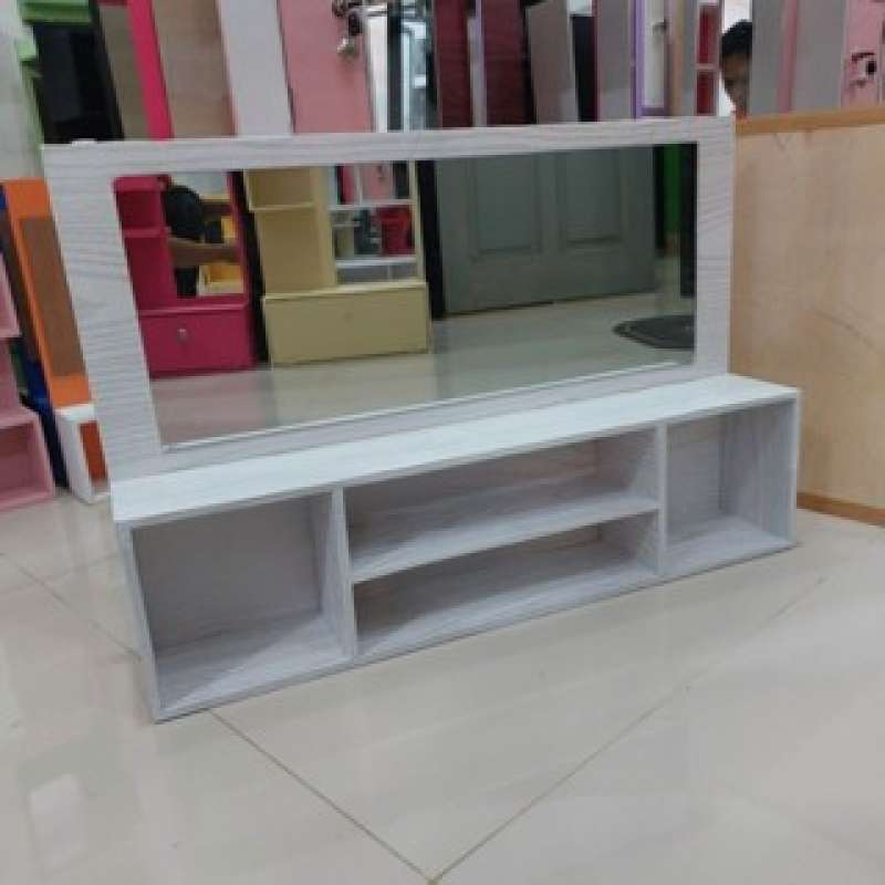 Jual Rak Cermin Kosmetik Gantung Dinding Ukuran 60 X 40 Cm Di Seller ...