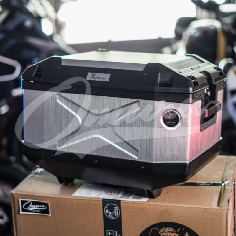 Promo Xplorer Top Box Silver Hepco&becker Products Diskon 23% Di Seller ...