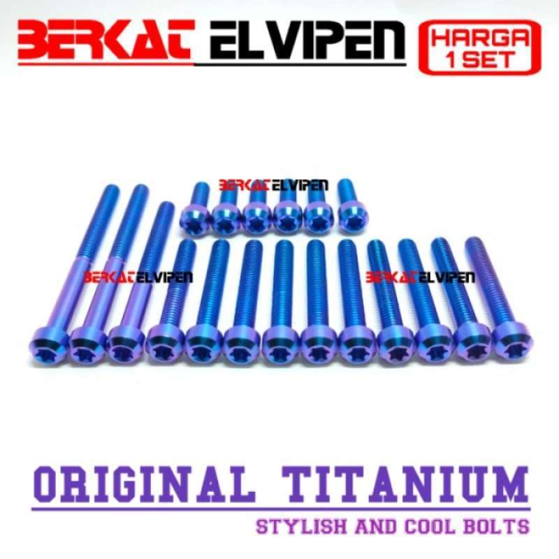 Promo Paketan Baut Titanium Set Kalter Bak Magnet Yamaha Xmax 250 ...