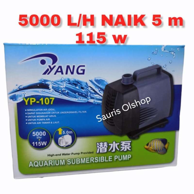 Promo Mesin Air Kolam Ikan Koi Mesin Air Mancur Kolam Yang Yp 107 Pompa Air Diskon 23% di Seller ...