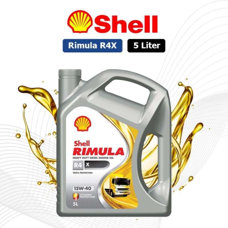 Promo Shell Rimula R4X 15W-40 Oli Mesin Mobil Diesel / Truk / Pickup ...