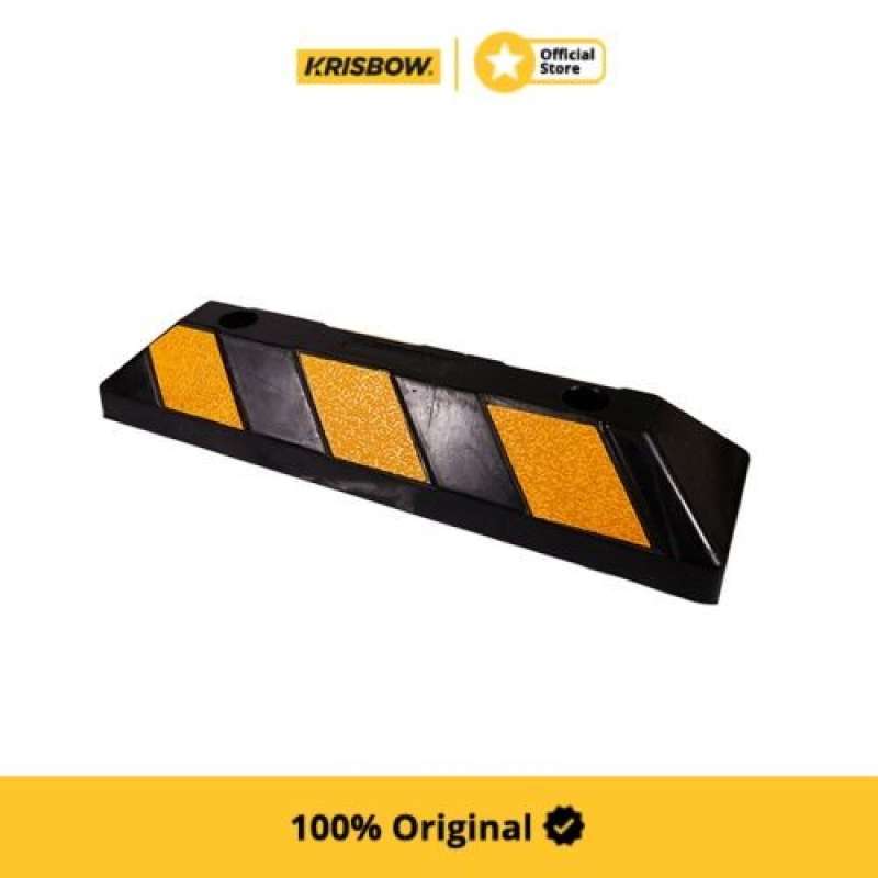 Promo Krisbow Wheel Stopper Penahan Ban Reflect 55x15x10 Cm Kuning ...