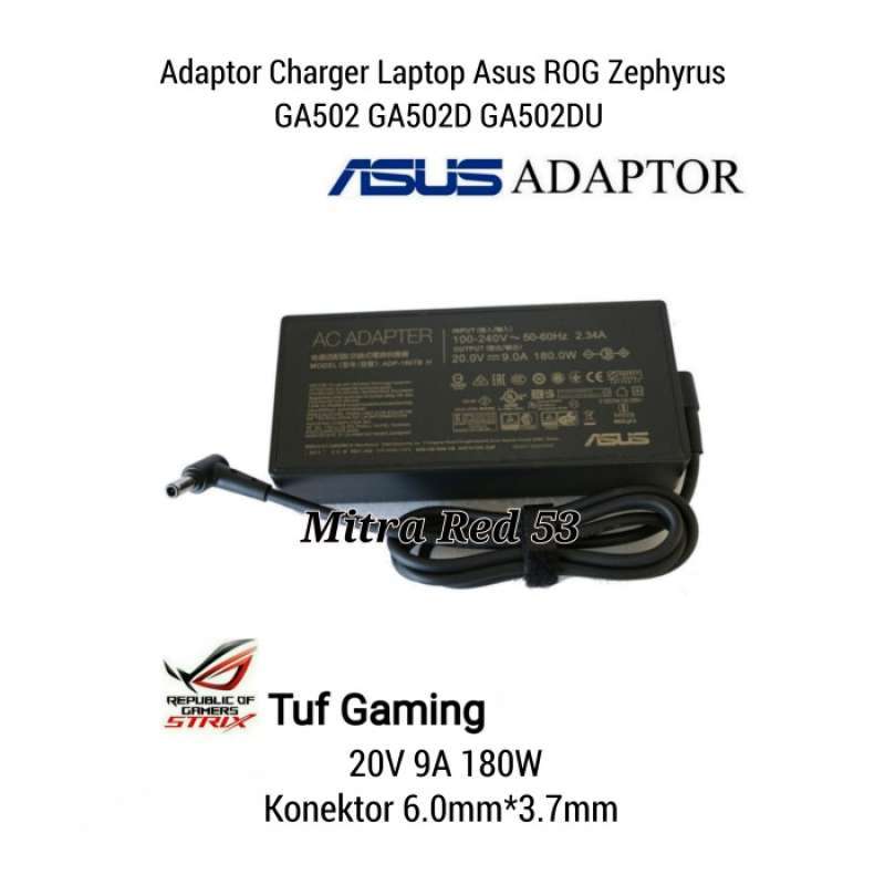 Jual Adaptor Charger Laptop Asus Rog Zephyrus Ga502 Ga502d Ga502du ...