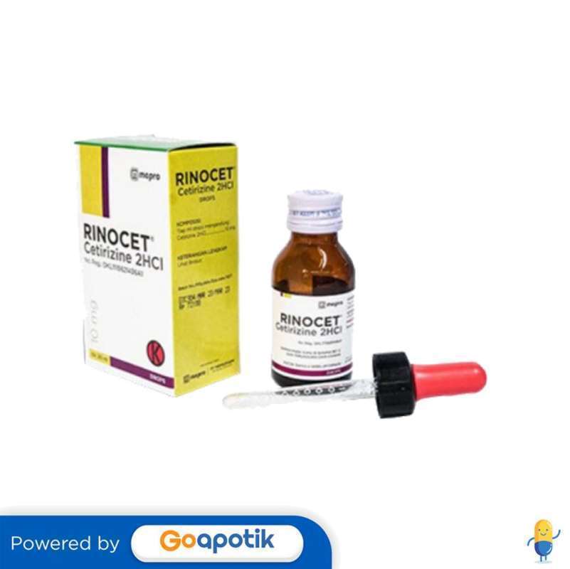 Jual RINOCET DROPS 20 ML di Seller Apotek Mada Farma - Pasar Baru, Kab ...