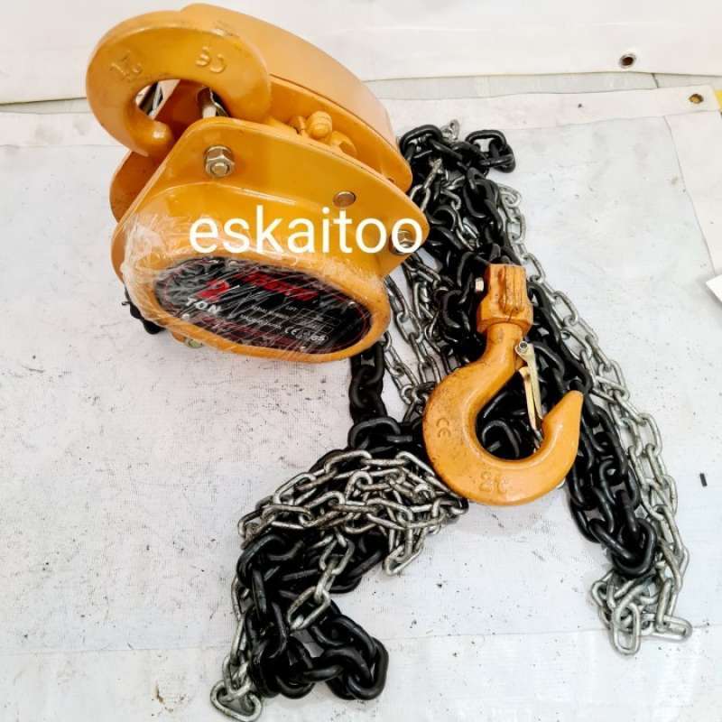 Promo Katrol Takel Chain Block Itobachi 2 Ton x 5 Meter Diskon 23% di ...