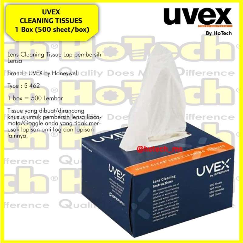 Promo UVEX | Safety Glasses Cleaning Tissue | 1008 Lens Cleaning Tissue ...