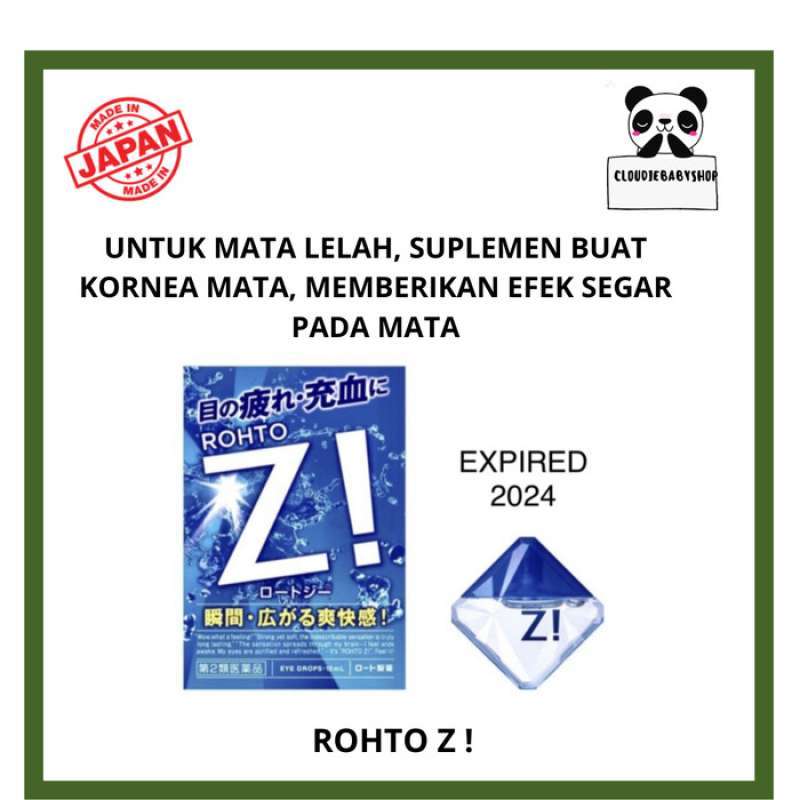 Promo Rohto Z! Eye Drops 12 Ml Diskon 17% di Seller Mom & Kid - Cikoko ...